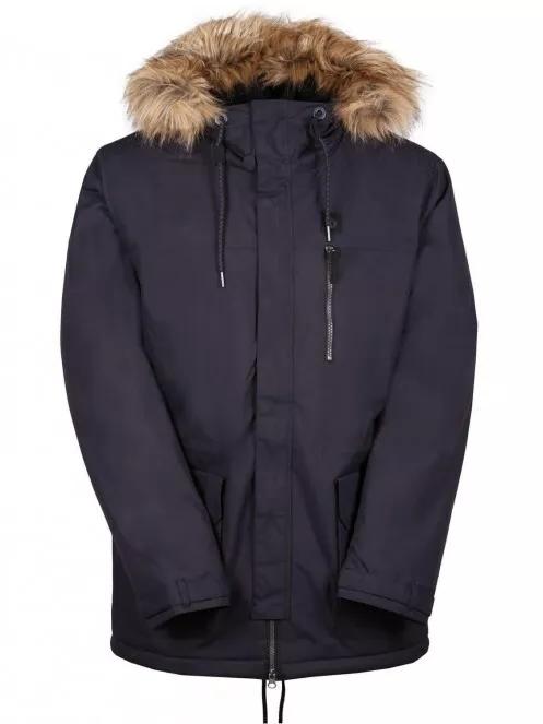 Fundango CORK Parka Jacket men winter coat - black | Fundango